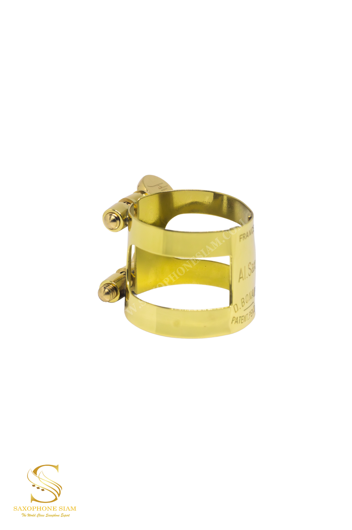 BONADE LIGATURE INVERTED GOLD LACQUERED ALTO SAXOPHONE – Saxophonesiam