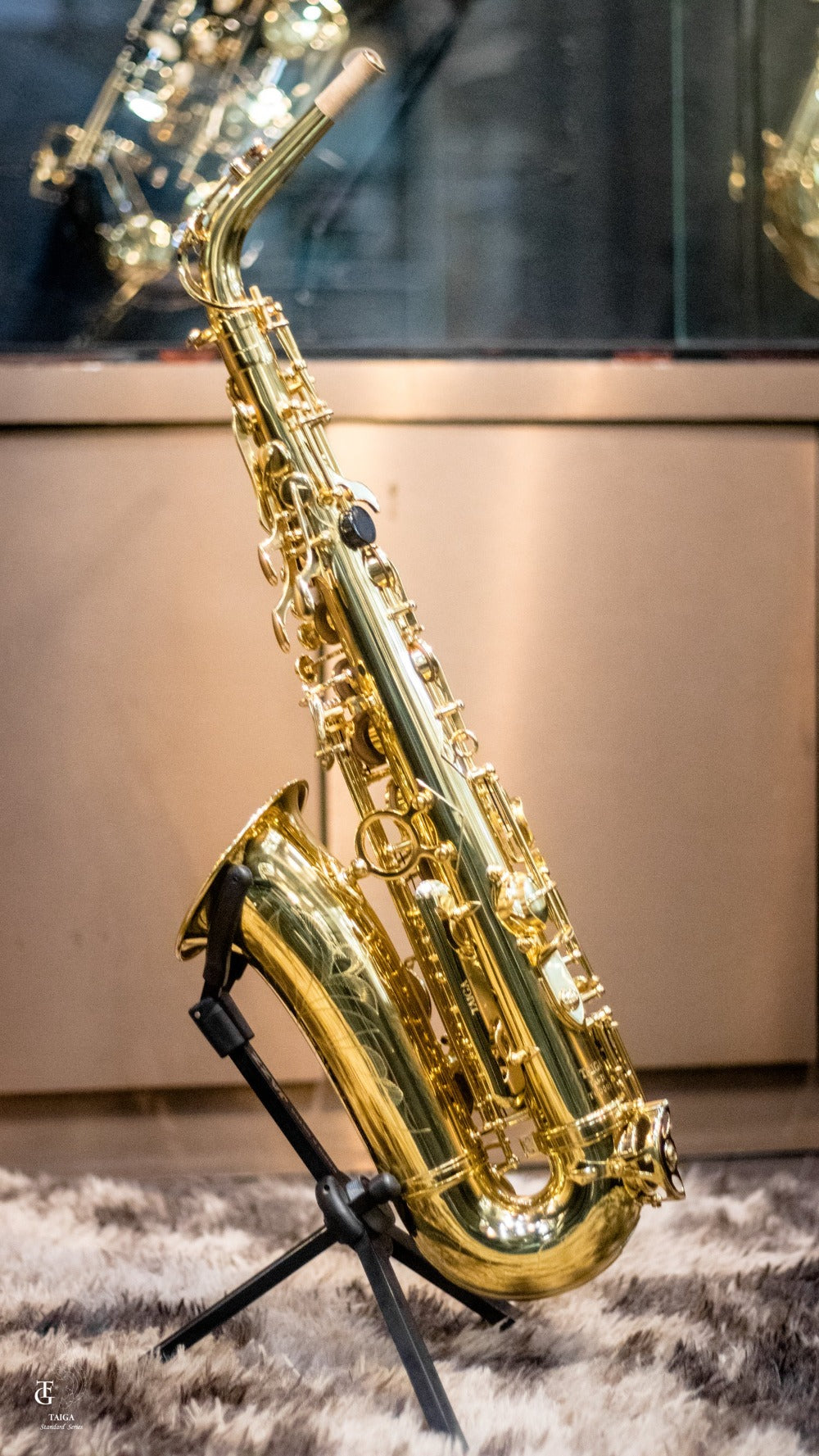 Taiga Alto Saxophone TAS-T1 Gold Lacquer – Saxophonesiam