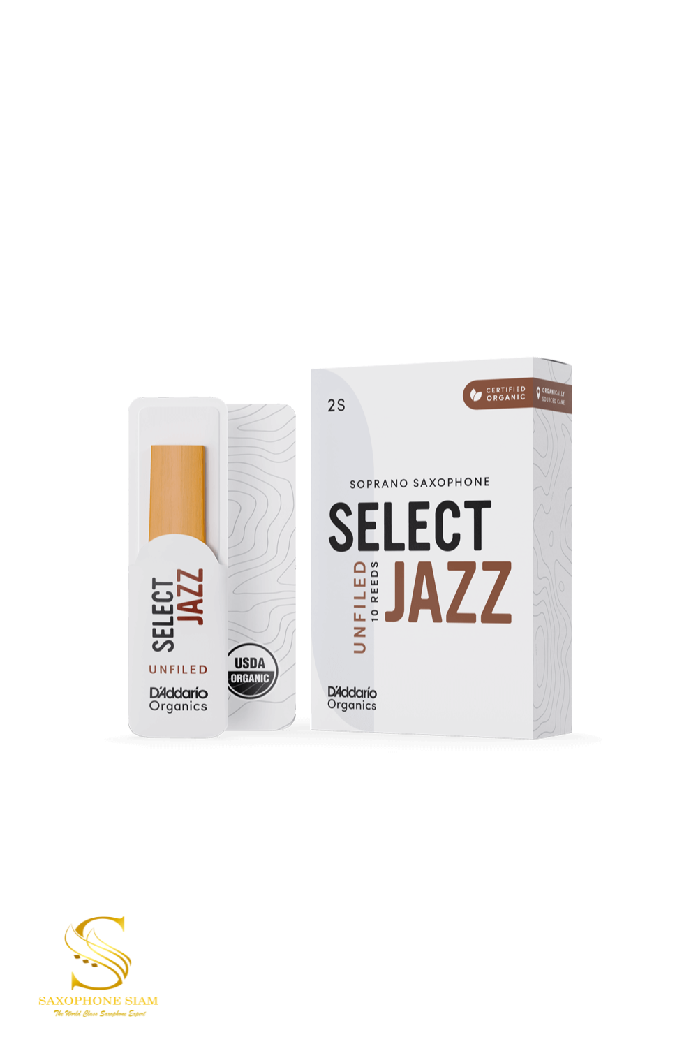 ORGANIC SELECT JAZZ UNFILED SOPRANO SAXOPHONE REEDS (10 Pch ...