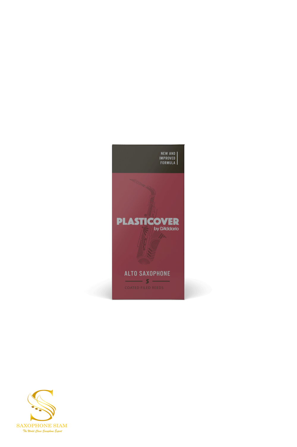 PLASTICOVER BY D'ADDARIO ALTO SAXOPHONE REEDS (5 PCH) – Saxophonesiam