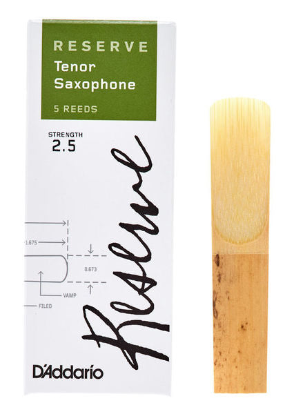 D'Addario Reserve Tenor Saxophone Reed – Saxophonesiam