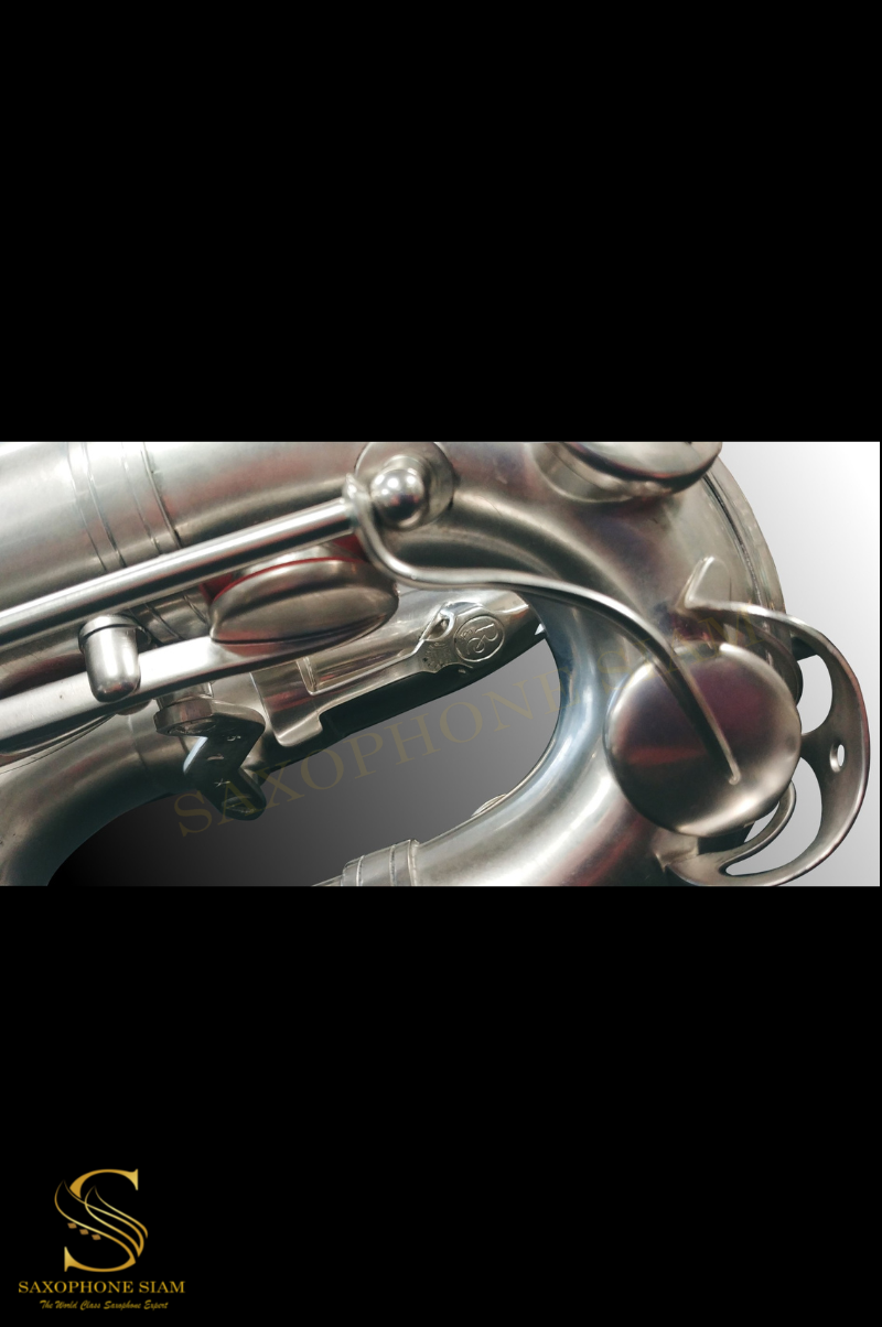 Rampone & Cazzani R1 Jazz Vintage Silver Plated Baritone neck with bag ...