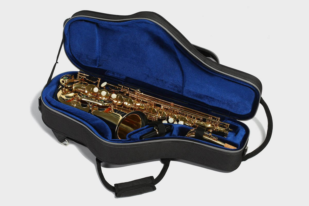 BROPRO Wooden Curved Alto saxophone case - Orchestra Style - W700CT – Saxophonesiam